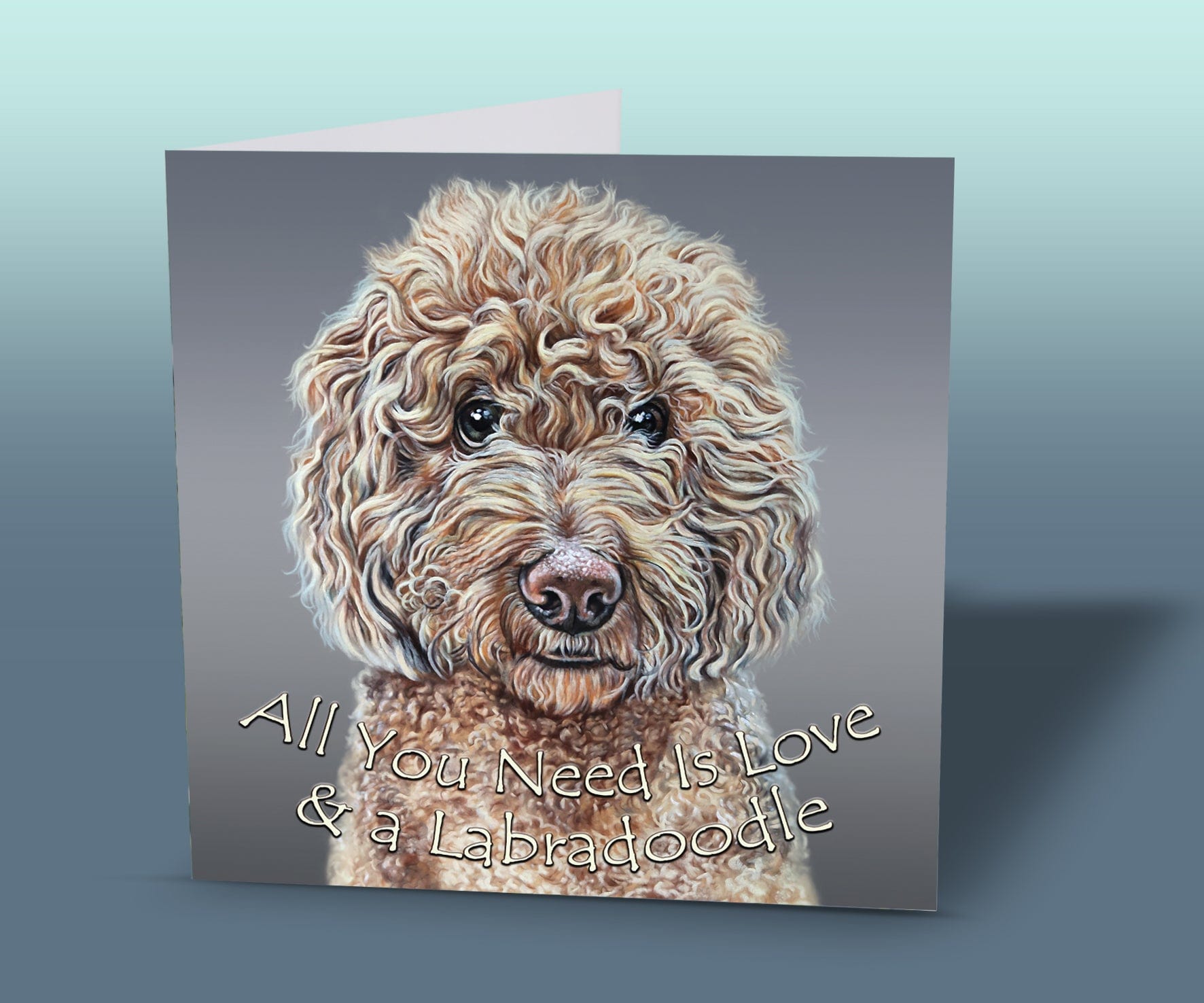 Labradoodle Quote Card – Irisha's Card Art